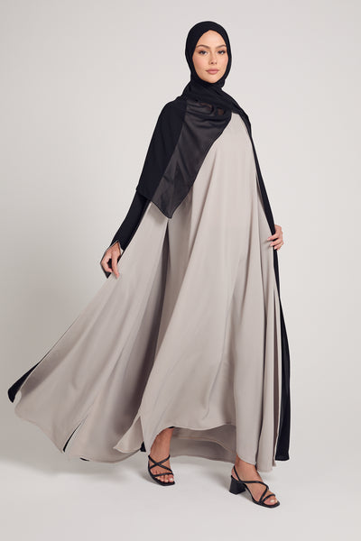 Sand Abaya Slip Dress - Nidha Inner Slip Dress – AbayaButh