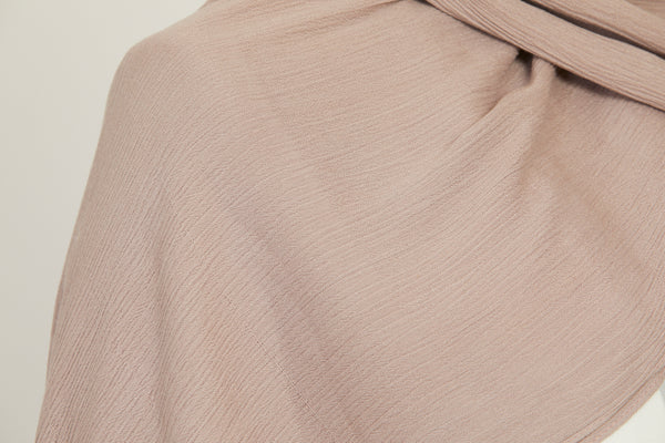 Modal Crinkle Hijab - Key – AbayaButh
