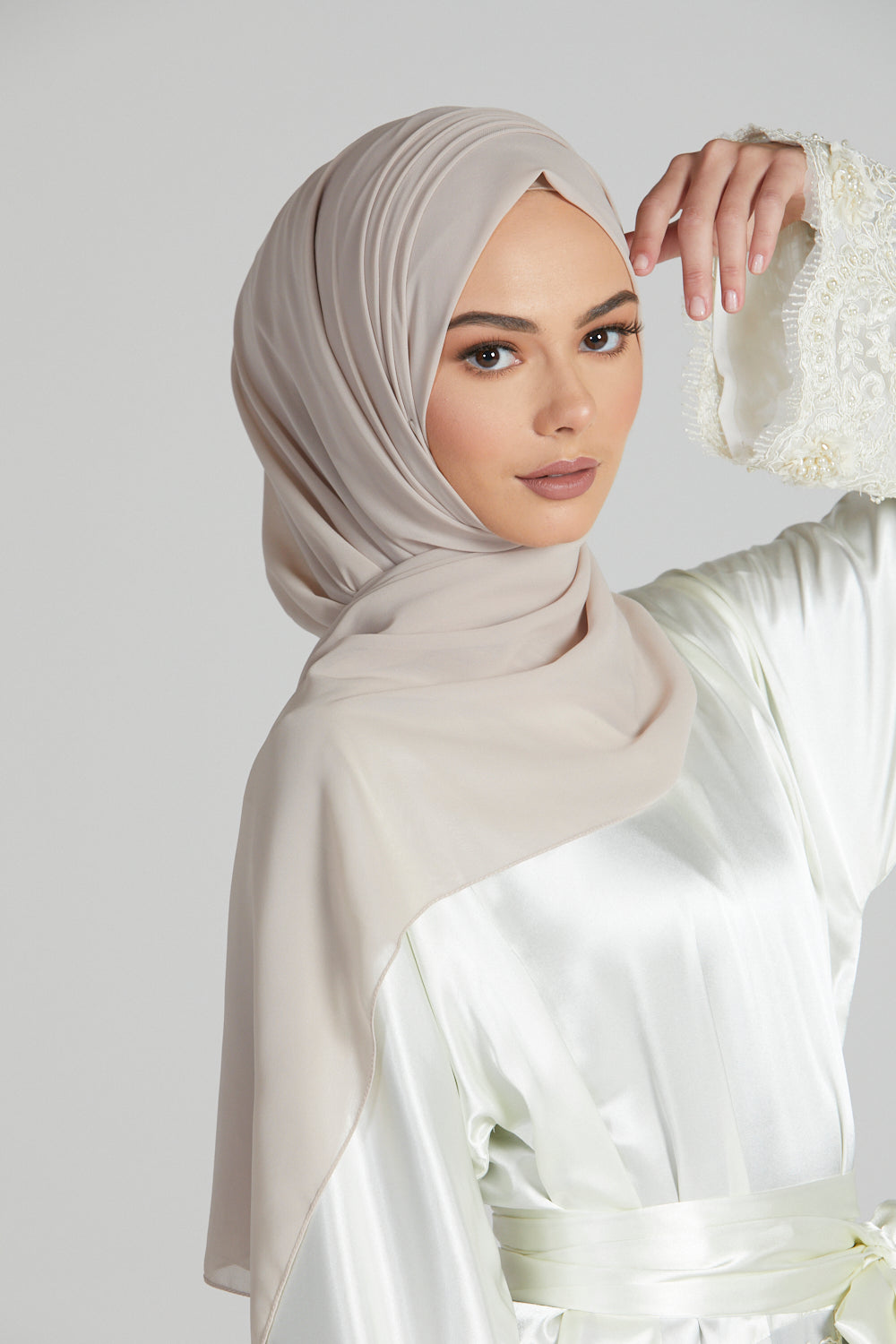 Chiffon Georgette Hijabs: Luxury Georgette Hijab Designs