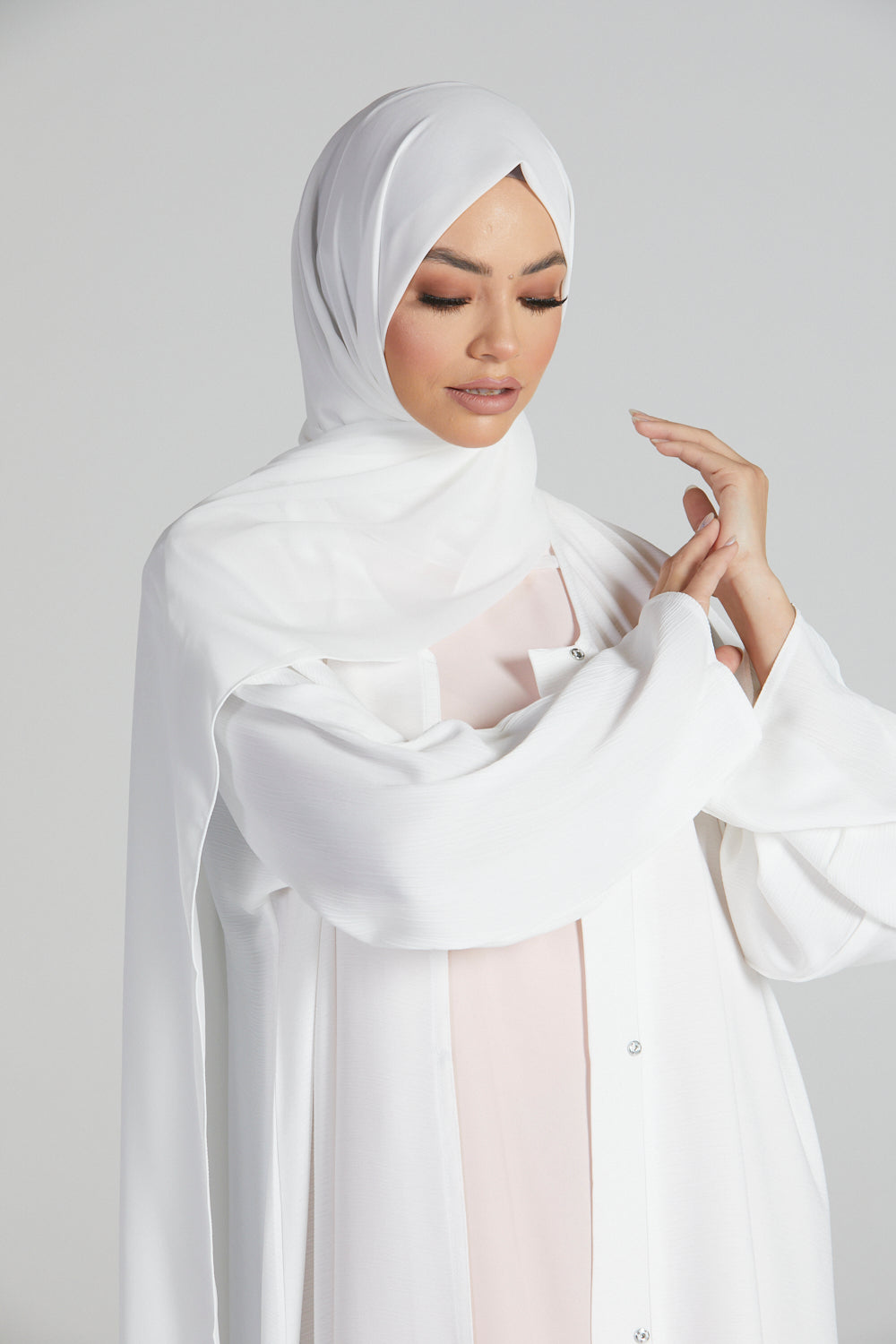 Chiffon Georgette Hijabs: Luxury Georgette Hijab Designs