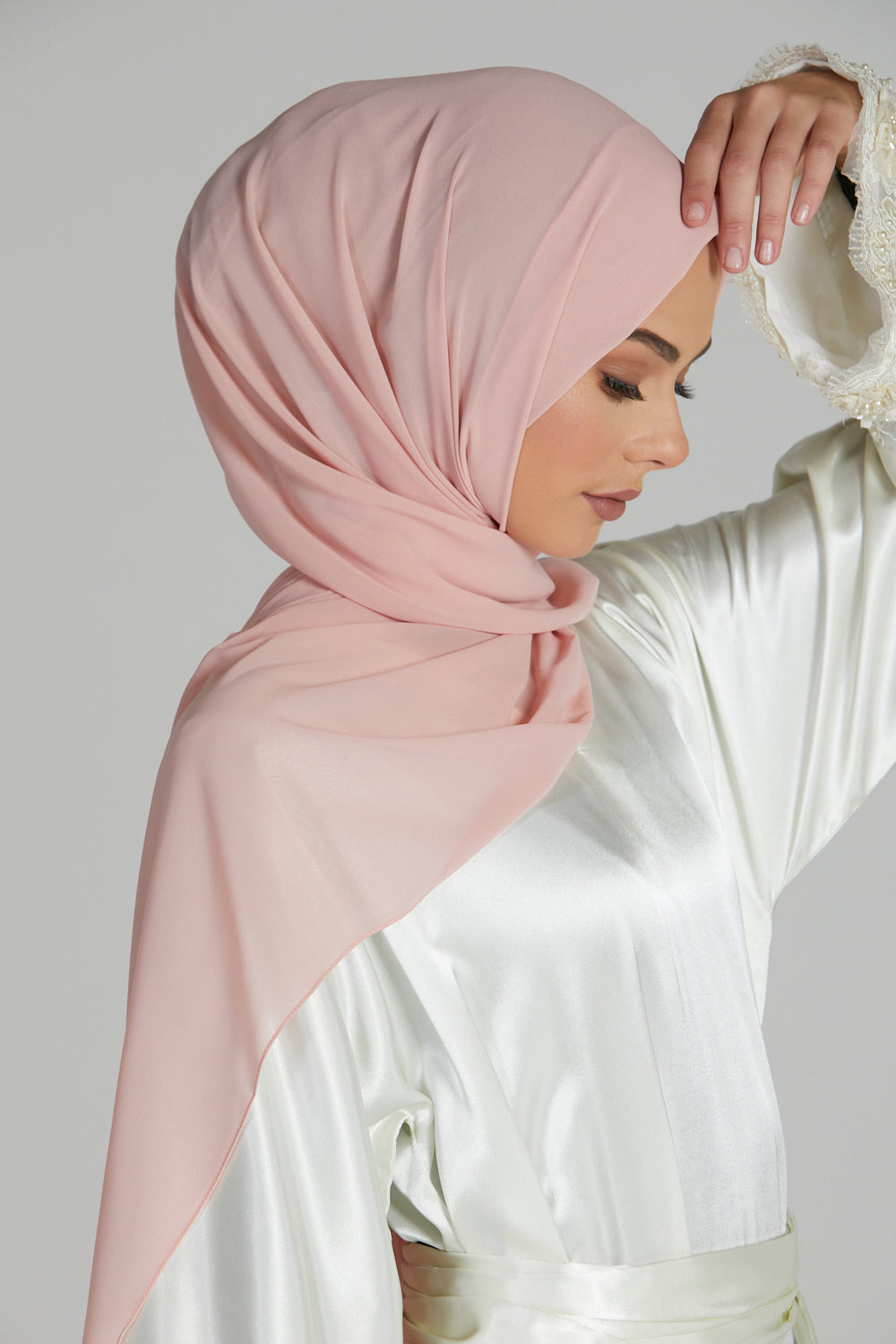 Chiffon Georgette Hijabs: Luxury Georgette Hijab Designs